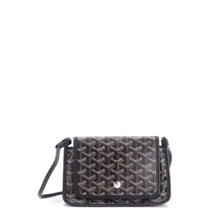 Goyard Plumet Clutch Wallet Coated Canvas - Black