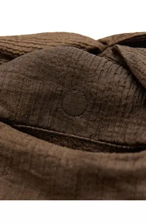 Mango Heidi Knotted Top Handle Bag - Coffee