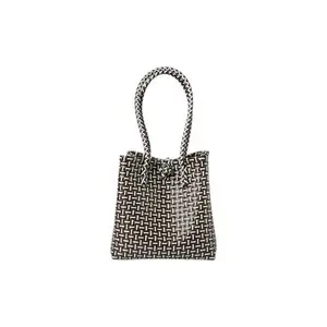 SARAH STEWART Sarah Stewart Mini Ella Woven Tote Brown