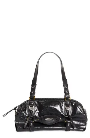 Isabel Marant Étoile Mini Tilpa Leather Bag - Black