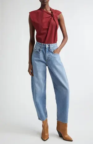 Isabel Marant Étoile Oriane Barrel Leg Jeans
