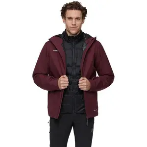 MAMMUT Treeline 3-in-1 Hooded Jacket - Vin/black