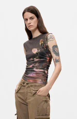 Desigual Capri Cargo Pants