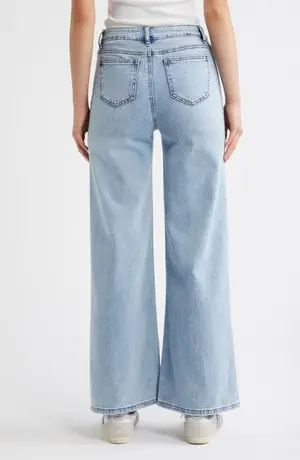 TRACTR High Rise Wide Leg Jeans