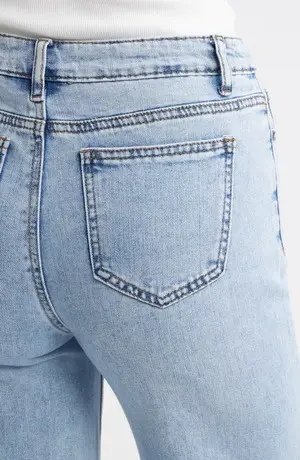 TRACTR High Rise Wide Leg Jeans