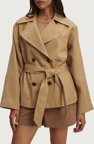 Varley Maddox Short Trench Coat