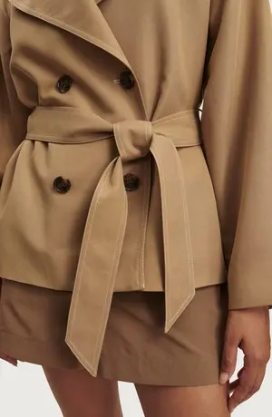 Varley Maddox Short Trench Coat