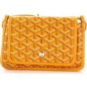 Goyard Plumet Clutch Wallet Coated Canvas - Yellow