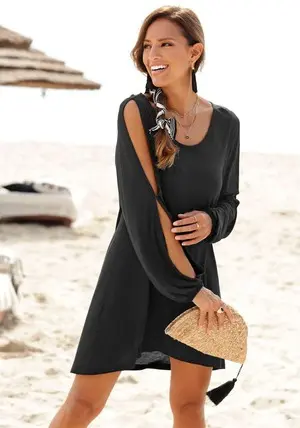 LASCANA Cold Shoulder Dress