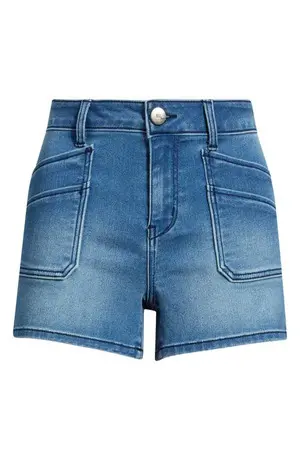 1822 Denim Butter Front Pocket Shorts