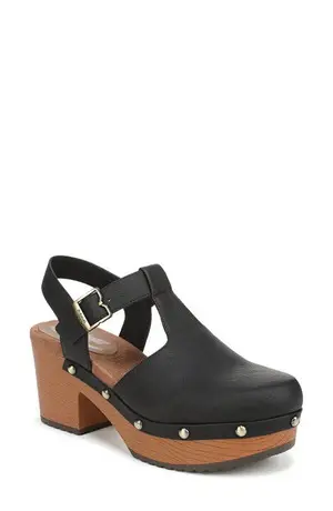 Dr. Scholl'S Classic Day Slingback Platform Clog Black
