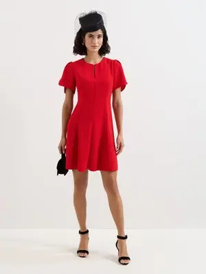 PHASE EIGHT Elia Fit-flare Mini Dress