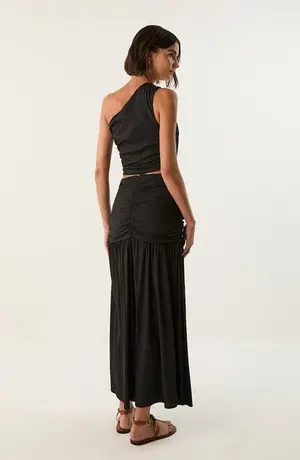 VIX PAULA HERMANNY Zoe One-shoulder Swim Cover-up Top