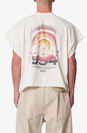 Mnml Retina Cut Off Graphic Tee