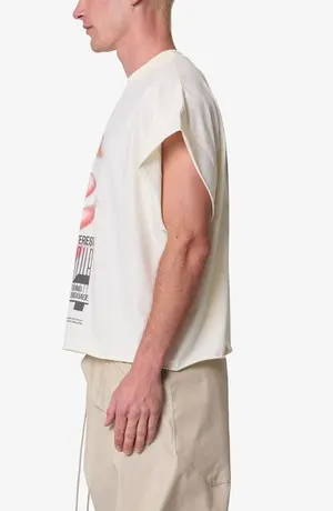 Mnml Retina Cut Off Graphic Tee
