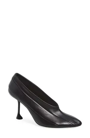 Proenza Schouler Pieced Lambskin Leather Pumps - Black