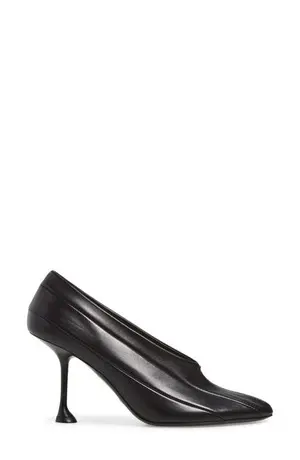 Proenza Schouler Pieced Lambskin Leather Pumps - Black