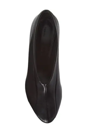Proenza Schouler Pieced Lambskin Leather Pumps - Black