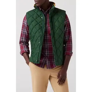 Mizzen+main Belmont Quilted Water Resistant Recycled Polyester Vest