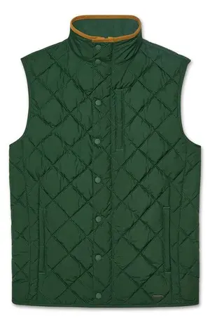 Mizzen+main Belmont Quilted Water-resistant Recycled Polyester Vest