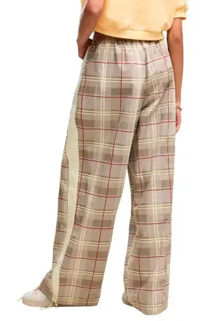 PUMA Relaxed Tartan Woven Pants