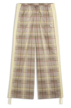 PUMA Relaxed Tartan Woven Pants