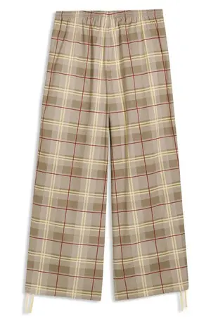 PUMA Relaxed Tartan Woven Pants