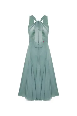 PCFG The Party Edit Silk Midi Dress