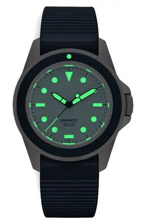 UNIMATIC Swimming Pool Diving Watch - Light Blue