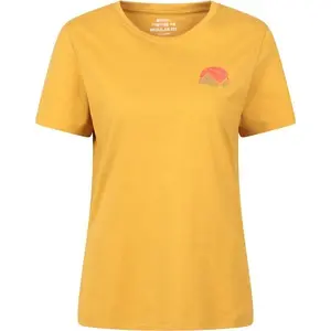 Mountain Warehouse Sunset Back Print T-shirt - Mustard