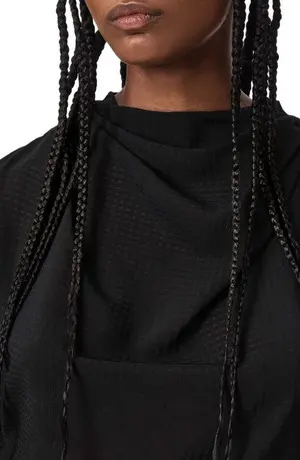 ALLSAINTS Leslie Check Side Tie Top