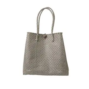 SARAH STEWART The Maxi Ella Handwoven Tote - Brown