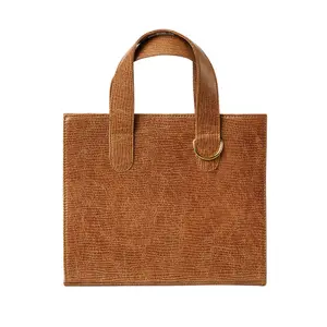 SARAH STEWART Claire Maxi Leather Handheld Bag With Crossbody Strap