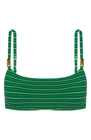 VIX PAULA HERMANNY Lucie Striped Bikini Top