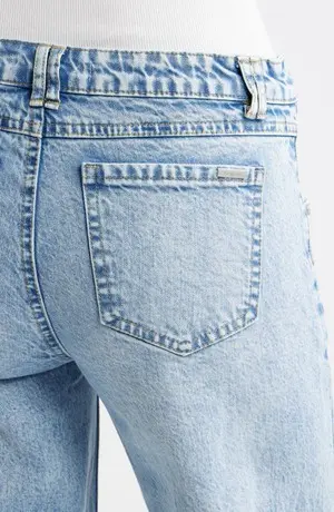TRACTR Seam Detail Wide Leg Jeans