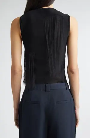 JASON WU Sleeveless Fringe Top