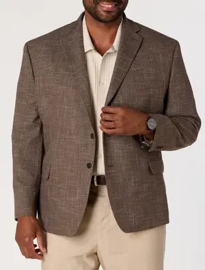Michael Kors Textured Sport Coat - Brown