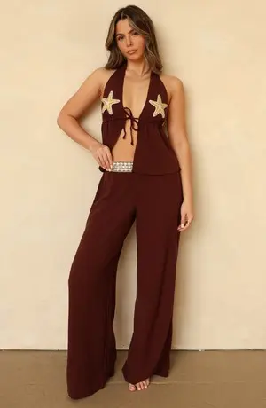 DIPPIN DAISY'S Vila Wide-leg Pants - Terra