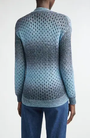 Etro Sequin Embellished Ombré Cardigan