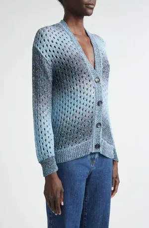 Etro Sequin Embellished Ombré Cardigan