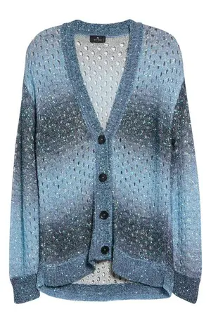 Etro Sequin Embellished Ombré Cardigan