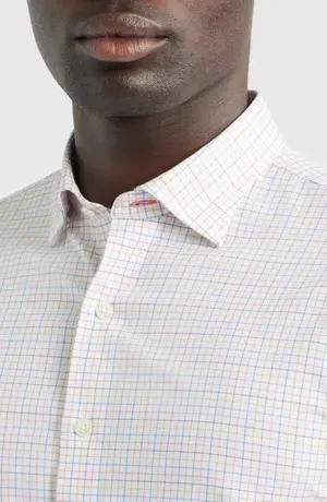 Johnnie-o Bluffton Everyday Performance Pin Pane Button-up Shirt