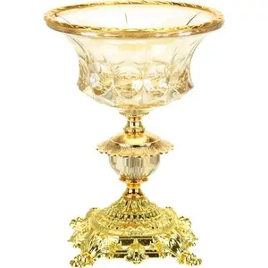 MARK ROBERTS Classic Pedestal Bowl - Amber