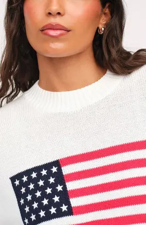NUUDS Americana Graphic Knit Sweater