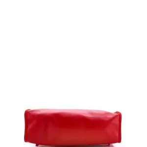 Hermès Herbag Zip Berline Vache Canvas And Leather 31 - Red