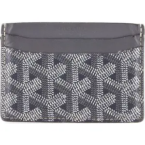 Goyard Saint Sulpice Card Holder Coated Canvas - Gray