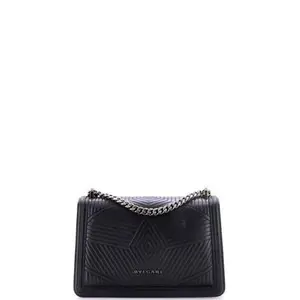 BVLGARI Serpenti Forever Shoulder Bag Quilted Leather Small