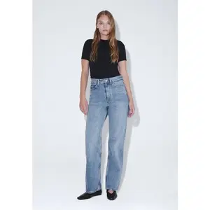 DR. DENIM Echo High Straight Rigid Jeans
