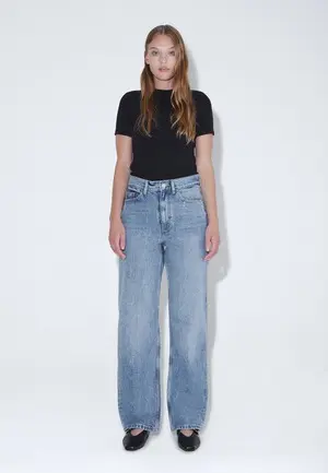 DR. DENIM Echo High Straight Rigid Jeans