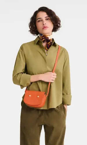 Longchamp Les Champs Leather Crossbody Bag
